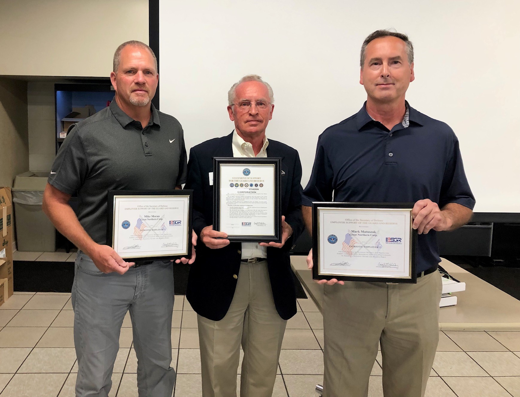 Great Northern Managers Honored with Patriotic Employer Awards - Great ...